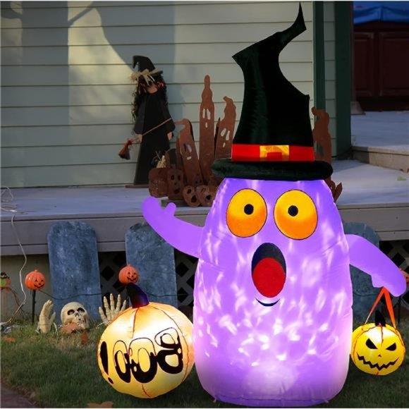 Holiday | 5ft Halloween Inflatables Outdoor Halloween Blow Up With Led ...